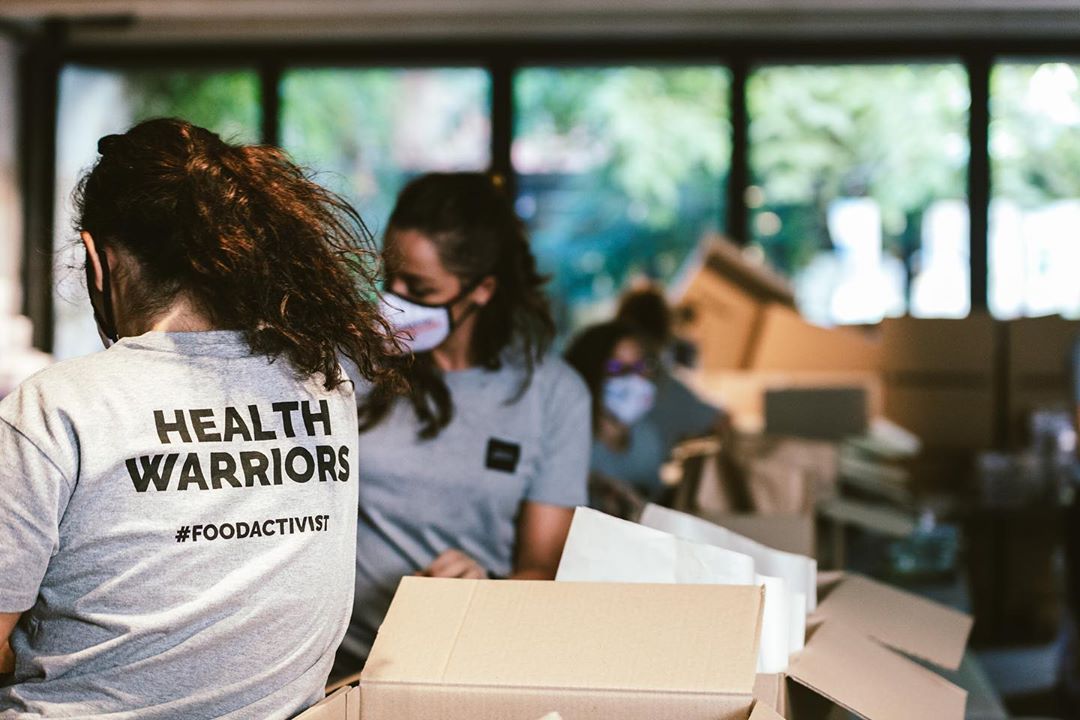 Roc35, sede de Health Warriors, los activistas de la comida